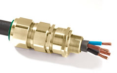 HAZARDOUS AREA, ZONE 1 ZONE 2 CABLE GLANDS, E1FX GLANDS, CMP E1FX BRAIDED CABLE GLANDS, ATEX BRASS